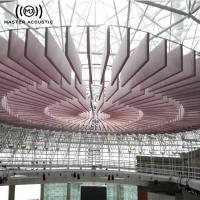 China Moisture Resistant Suspended Acoustic Baffles NRC 0.8 - NRC 1 Suspended Ceiling Baffle for sale