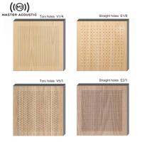China Decorative Perforated Acoustic Panel 12mm / 15mm / 18mm Thickness Perforated Wood Panels for sale