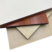 China Decorative Perforated Acoustic Panel 12mm / 15mm / 18mm Thickness Perforated Wood Panels for sale