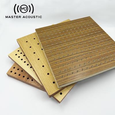 China Perforated Wood Acoustic Panels Acoustic Panel Manufacturers for Commercial Use for sale