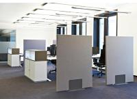 China Noise Control Fabric Partition Panels B1 Acoustic Partition Panels Customized For Office for sale