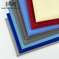 China 25mm / 50mm Thickness Fabric Wrapped Acoustic Panels Customized Fabric Acoustic Wall Panel For Cinema for sale
