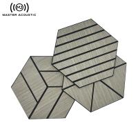 China Anti Static Sound Acoustic Panels Customized Honeycomb Wood Wall Decor Panels Soundproof for sale