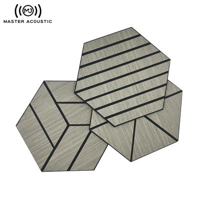 China Anti Static Sound Acoustic Panels Customized Honeycomb Wood Wall Decor Panels Soundproof for sale
