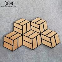 China Natural Wood Veneer Acoustic Panels For Offices And Hotels for sale