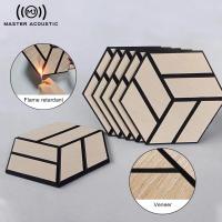 China Anti Static Sound Acoustic Panels Customized Honeycomb Wood Wall Decor Panels Soundproof for sale