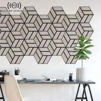 China Anti Static Sound Acoustic Panels Customized Honeycomb Wood Wall Decor Panels Soundproof for sale