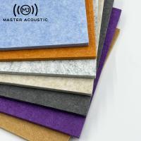 China Eco Friendly Sound Acoustic Panels 9mm 12mm Thick Polyester Fiber Acoustic Panels for sale