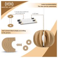 China PET Sound Absorbing Ceiling Tiles Customized Polyester Lamp Shades for sale