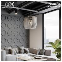 China PET Sound Absorbing Ceiling Tiles Customized Polyester Lamp Shades for sale