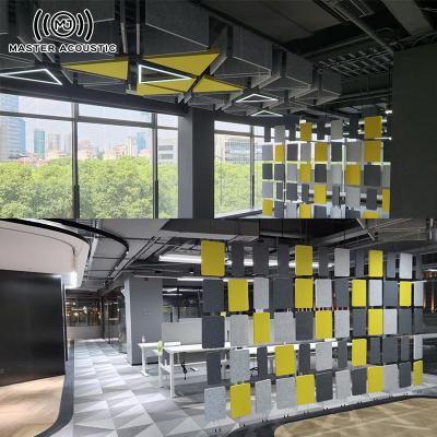 China Eco Friendly Polyester Ceiling Sound Absorbing Panels Acoustic Panel Manufacturers for sale