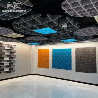 China Acoustic Panel Manufacturers Polyester Ceiling Sound Absorbing Panel Systems for sale