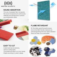 China Acoustic Panel Manufacturers Polyester Ceiling Sound Absorbing Panel Systems for sale
