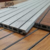 China NRC 0.65 - NRC 0.9 Grooved Acoustic Panel Carbon Plastic Acoustic Soundproofing Panels for sale