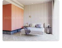 China B1 WPC Acoustic Panels Soundproof Decorative Slat Panels For Interior Walls for sale