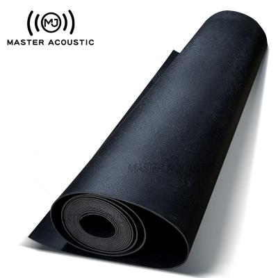 China Waterproof Mass Loaded Vinyl Customized MlV Noise Barriers Black For Commercial Acoustic Insulation Projects for sale