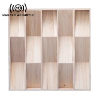 China Modular Acoustic Diffuser Panels MLS Wood Diffuser Panels Fireproof For Contractor Acoustic Applications for sale