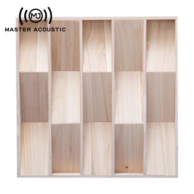 China Modular Acoustic Diffuser Panels MLS Wood Diffuser Panels Fireproof For Contractor Acoustic Applications for sale