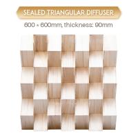 China Fireproof Sound Diffuser 500Hz - 4000Hz MLS Diffuser For Commercial Interior Acoustic for sale
