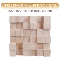 China Fireproof Sound Diffuser 500Hz - 4000Hz MLS Diffuser For Commercial Interior Acoustic for sale