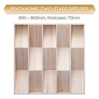 China Modular Acoustic Diffuser Panels MLS Wood Diffuser Panels Fireproof For Contractor Acoustic Applications for sale
