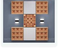 China Custom Audio Diffuser Panels 50mm - 200mm Wood Diffuser Panel for sale