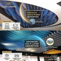 China Lightweight Polyester Ceiling Sound-Absorbing Panels for Modern Interiors for sale