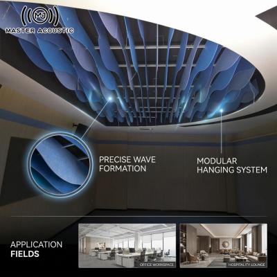 China Acoustic Polyester Ceiling Panels for Noise Reduction for sale