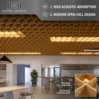 China Polyester Ceiling Sound-Absorbing Panels for Commercial Spaces for sale