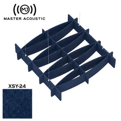 China High NRC PET Ceiling Sound Absorbing Panels for Office Noise Reduction for sale