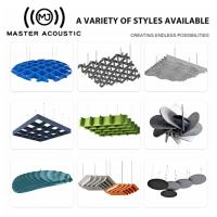 China Decorative PET Ceiling Sound Absorbing Panels for Modern Office Ceilings for sale