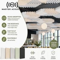 China Decorative PET Ceiling Sound Absorbing Panels for Modern Office Ceilings for sale