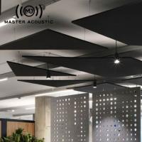 China Decorative PET Ceiling Sound Absorbing Panels for Modern Office Ceilings for sale