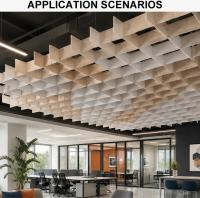 China PET Ceiling Sound Absorbing Panels for Commercial Interior Acoustic Solutions for sale