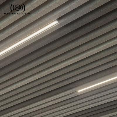 China PET Polyester Baffle Ceiling Sound Acoustic Panels for Office Noise Control for sale
