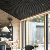 China Polyester Square Tube Acoustic Partition Material For Commercial Office Interior Space Divider Projects for sale