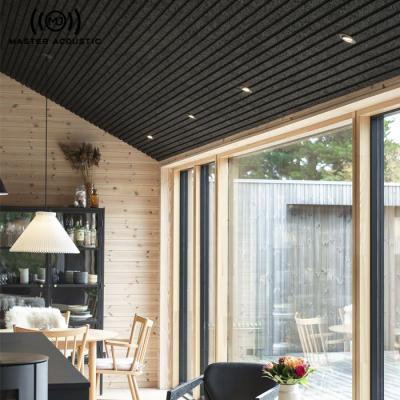 China Decorative Polyester Baffle Ceiling Sound Acoustic Panels for Commercial Spaces for sale