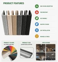 China PET Polyester Baffle Ceiling Sound Acoustic Panels for Office Noise Control for sale