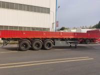 China 3 Axle Side Tilting Stake Cargo Trailer High Load Bearing Capacity for sale