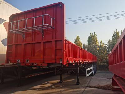 China 13m Carbon Steel 3 Axle 60T Semi-Trailer Trailer for sale