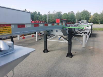 China 3 Axle Semi Trailer 40ft Skeleton Tractor Trailer for sale