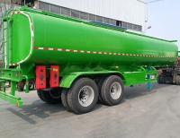 China 2axle Car Fuel Tanker Trailer Tractor 40000 Liters Oil Fuel Tank Semi Trailer for sale