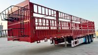 China Heavy Duty 40ton 50ton Cargo Semi Trailer 3  Axles Fence Cargo Semi Trailer for sale