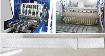 China Ultrasonic Folding Cutting Machine for Jumbo Bag Belt Webbing for sale