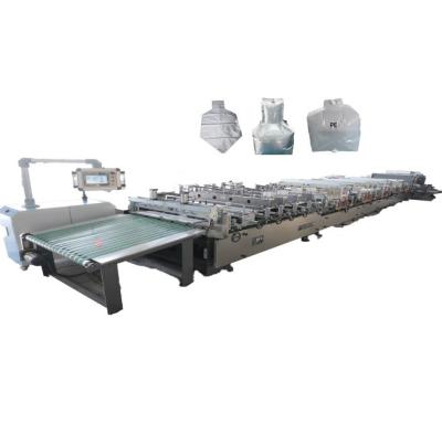 China Large Clear Formed Fit PE Bulk FIBC Big Bag Liner LDPE Film Bag Making Machine for sale