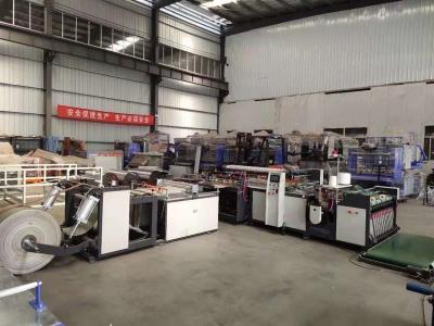 China Automatic Non Woven Bag Making Machine for Rice Bag Sewing Cutting Printing for sale