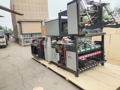 China Automatic Cotton Fabric Pp Woven Bag Making Machine Three Colors for sale