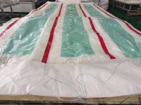 China 45FT PE Film Bulk Liner Bag For Flour Powder Top Fill Spout for sale