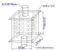 China 4 Cross Corner Loops Baffle Big Bag 3000kg Jumbo Plastic Containers for sale