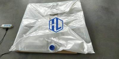 China Corrugated Paper Foldable IBC Liner Bag Orange Juice 100 Gallon for sale